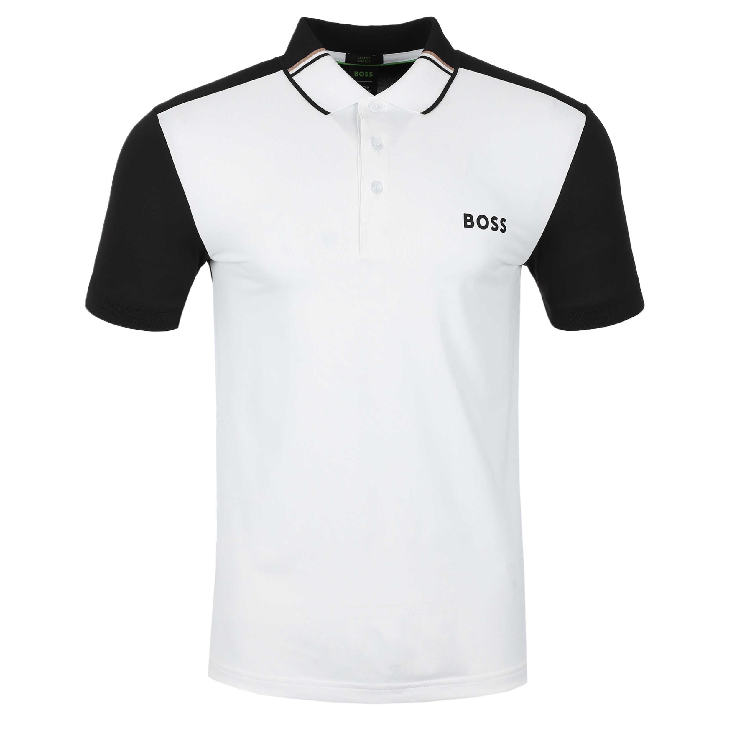 BOSS Patteo MB 8 Polo Shirt in White | BOSS | Norton Barrie
